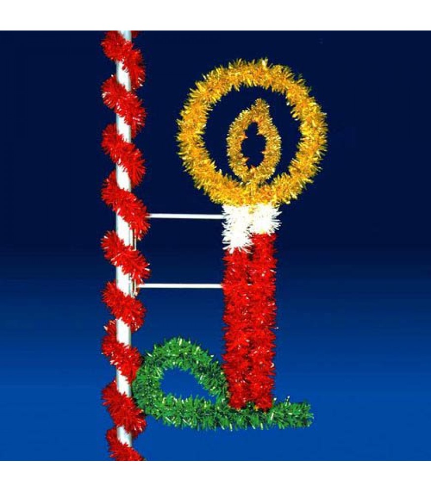 8' Traditional Candle | All American Christmas Co