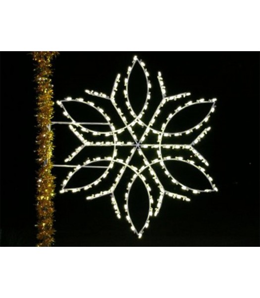 Pole Mount Majestic Snowflake | All American Christmas Co
