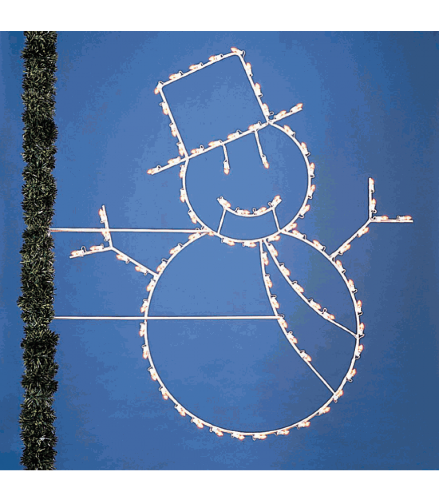 Snowman Pole Display | All American Christmas Co