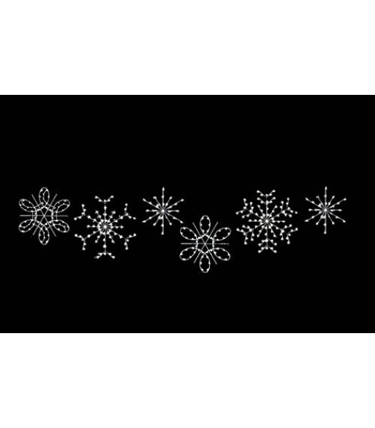 Set of 6 Snowflakes Displays | All American Christmas Co